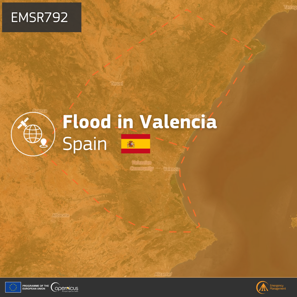 Flood in Valencia, Spain - Copernicus EMS Mapping | Copernicus EMS On Demand Mapping